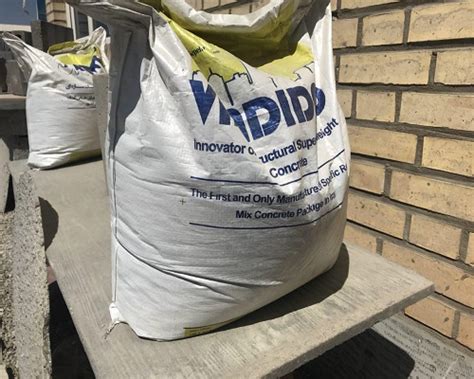 بتن خشک بسته بندی