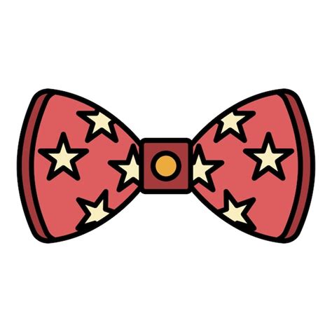 Premium Vector Star Bow Tie Icon Outline Star Bow Tie Vector Icon