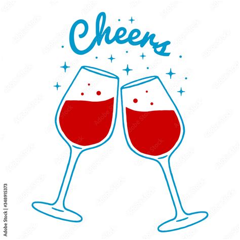 Clink Clinking Wine Glasses Wine Glasses Icon Wine Glasses Hand