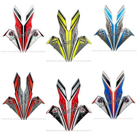 STIKER STRIPING LIS BODY MOTOR HONDA BEAT FI STRIPING BEAT FI STANDAR FULL SET