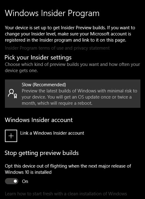 Windows Insider Program On Without Consent Windows Spiceworks Community