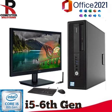 Hp Elitedesk G Sff Pc Full Set Intel Core I Th Gen Refurbished Shopee Malaysia