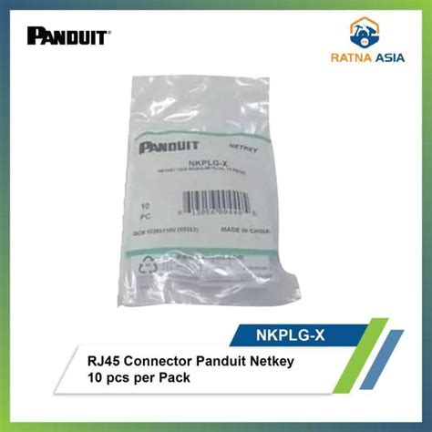 Jual Rj45 Connector Panduit Netkey 10 Pcs Per Pack Di Seller Pt Ratna