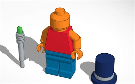 3d Design Sadistic Lego Figure Tinkercad