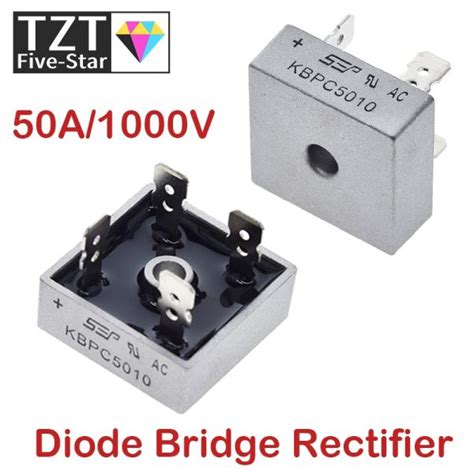 1pcs KBPC5010 50A 1000V Diode Bridge Rectifier Kbpc5010 Dioded