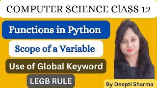 Scope Of A Variable In Python LEGB Rule In Python L Doovi