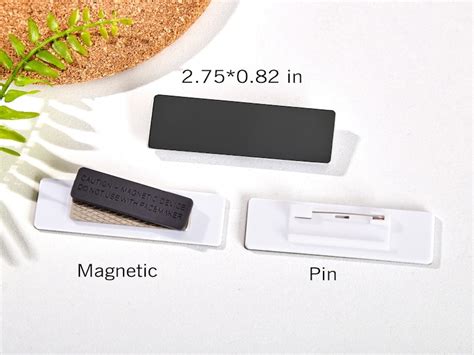 Personalized Name Badge Wearable Name Tags Name Badge With Etsy