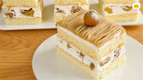 Chestnut Cream Sponge Cake Recipe Recette De G Noise La