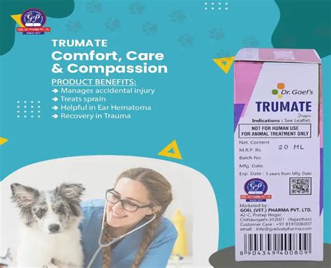 Buy Dr Goels Trumate Homeopathic Drops For Dogs And Cats 20ml