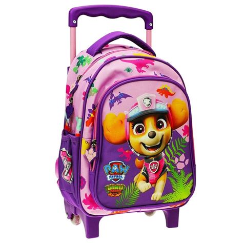 Sac à roulettes maternelle Pat Patrouille Skye 30 CM