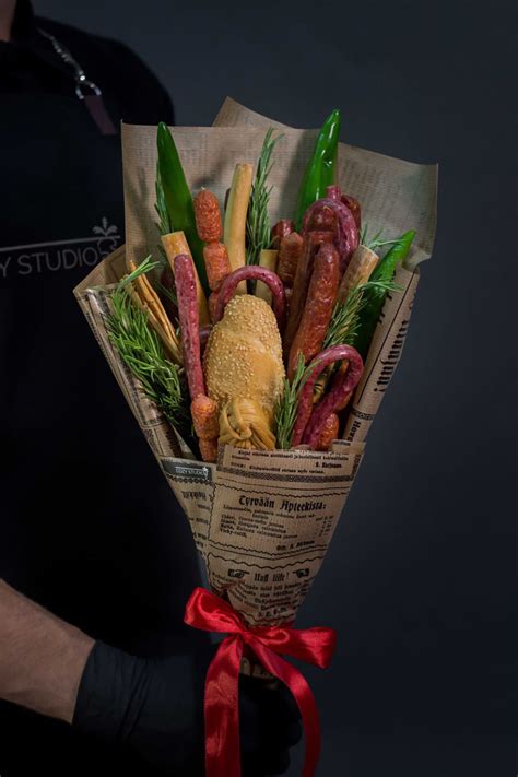 Съедобные мужские букеты из продуктов — купить недорого с доставкой в ...