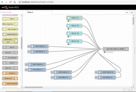 Revisión Modulo Esp8266 Con 4 Canales Rele And Node Red De