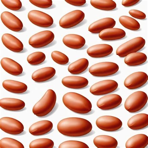 Many Brown Beans Are Arranged In A Circle Premium Ai Generated Vector