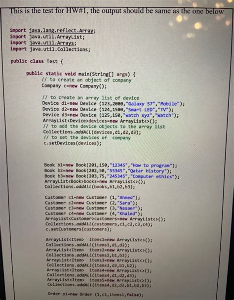 Solved Implement The Following Class Diagram That Models