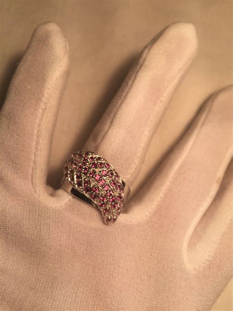 Vintage Handmade Pink Toumaline And White Sapphire 925 Etsy