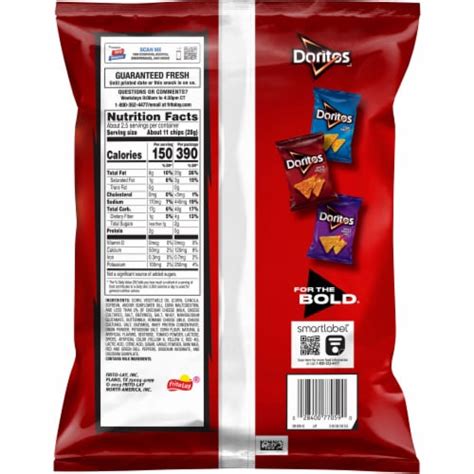 Doritos® Nacho Cheese Flavored Tortilla Chips 263 Oz Qfc