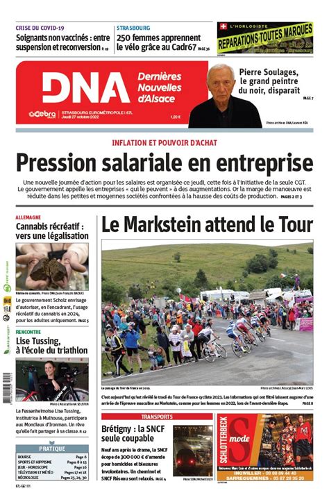 Les Dernières Nouvelles d Alsace N20221027 du 27 octobre 2022 à