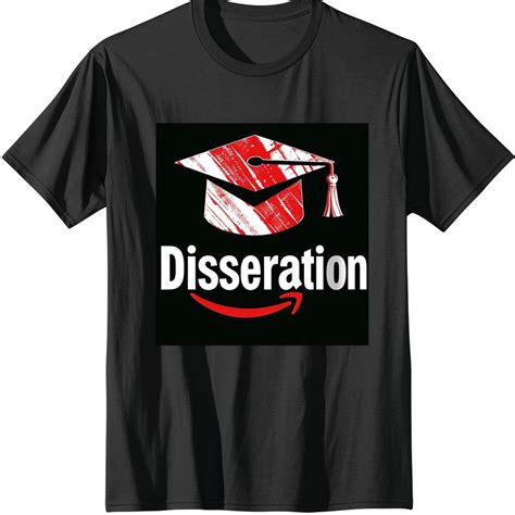 Dissertation Checkmark Graduation Cap Black T Shirt Vector Design