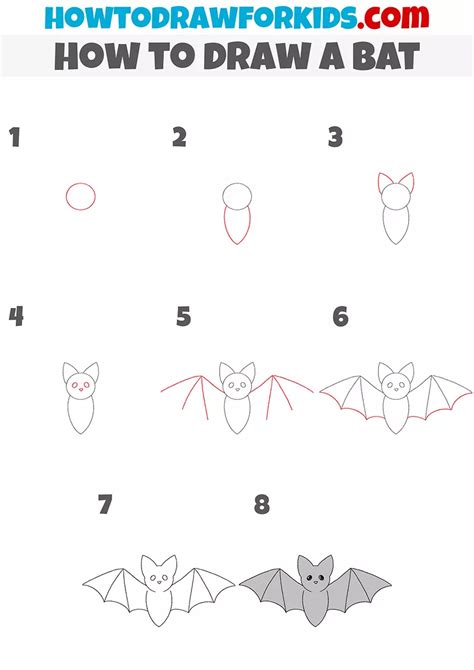 How To Draw A Bat Artofit