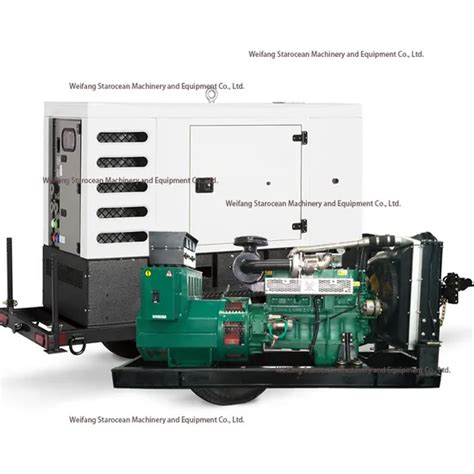 Three Phase Soundproof Water Cooled 250kva Diesel Generators For