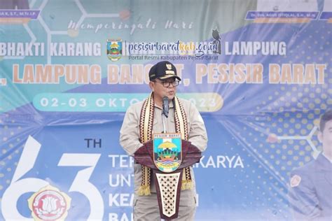 HARI PUNCAK BULAN BHAKTI KARANG TARUNA PROVINSI LAMPUNG SEKALIGUS MEMPERINGATI HUT KARANG TARUNA