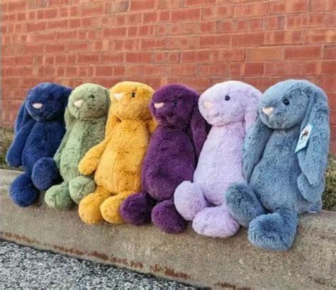 上海现货英国JELLYCAT北美限定色邦尼兔脏粉色新色毛绒安抚公仔 淘宝网