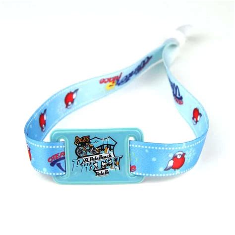 Fabric Wristband With Soft PVC Tag RFID Products