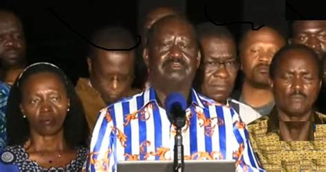 Raila Odinga Calls Off Monday Demos Says He Is Ready To Engage