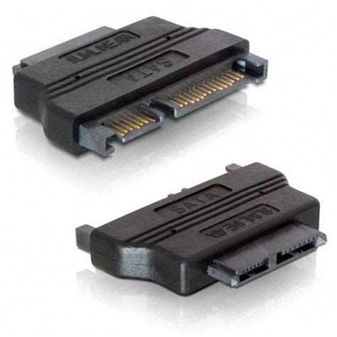 Переходник-конвертер Cablecc SATA 22 Male to Slimline SATA 13 Female ...