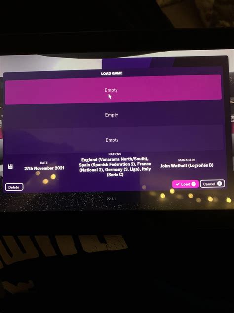 Game Disappeared Fm22 Touch Rfootballmanagergames