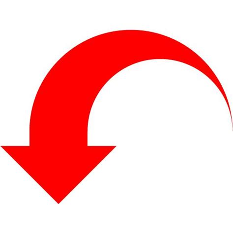 Red Action Undo Icon Free Red Undo Icons