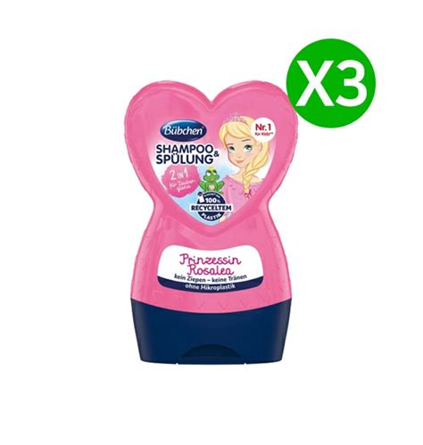 뷔센 키즈 2in1 프린세스 로자레아 샴푸 230ml X3 티몬
