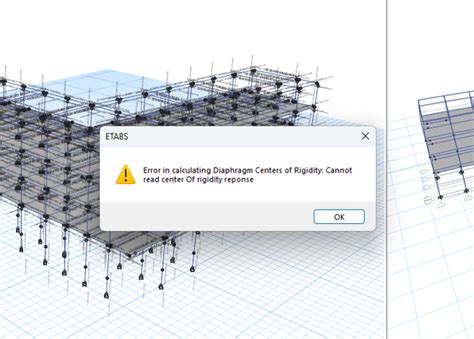 How Do You Solve This In Etabs Error In Center Of Rigidity R