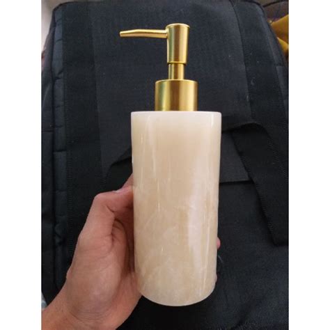 Onix Marble Soap Dispenser Onix Marble Stone Liquid Soap Dispenser Shopee Malaysia