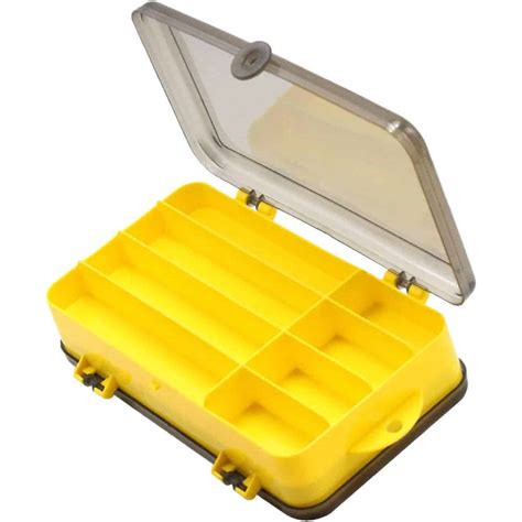 Waterproof Fishing Tackle Box Double Sided 18x10cm Chameleon Direct
