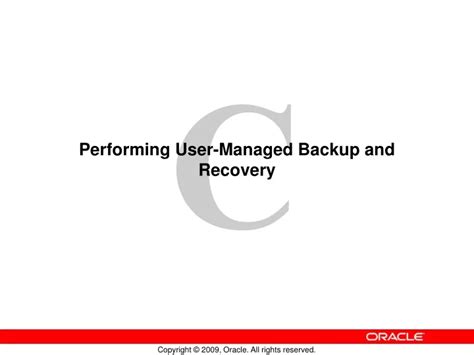 ppt user managed backup and recovery practices and procedures powerpoint