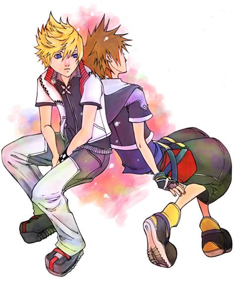 Kingdom Hearts Roxas Sora By Nuu On Deviantart