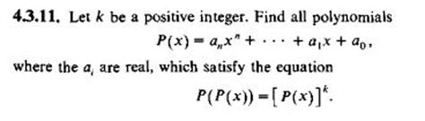 Solved Let K Be A Positive Integer Find All Polynomials Chegg