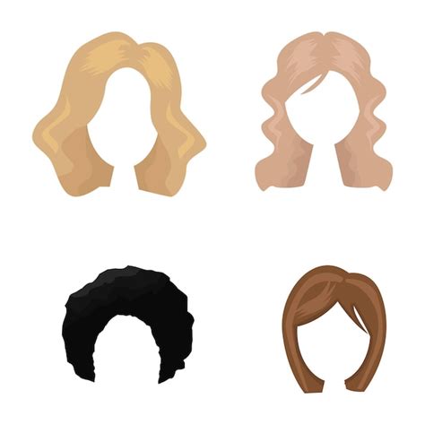 Premium Vector Collection Of Womens Hairstyles