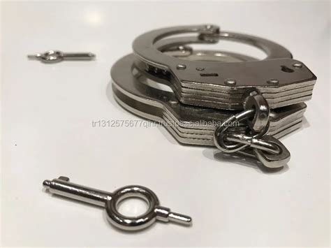 Handcuff With Chains Steel Police Handcuff Tactical Handcuff With Keys