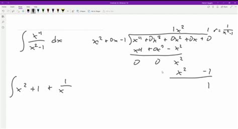 SOLVED Perform Long Division On The Integrand Write The Proper