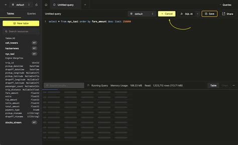 Sql Console Clickhouse Docs