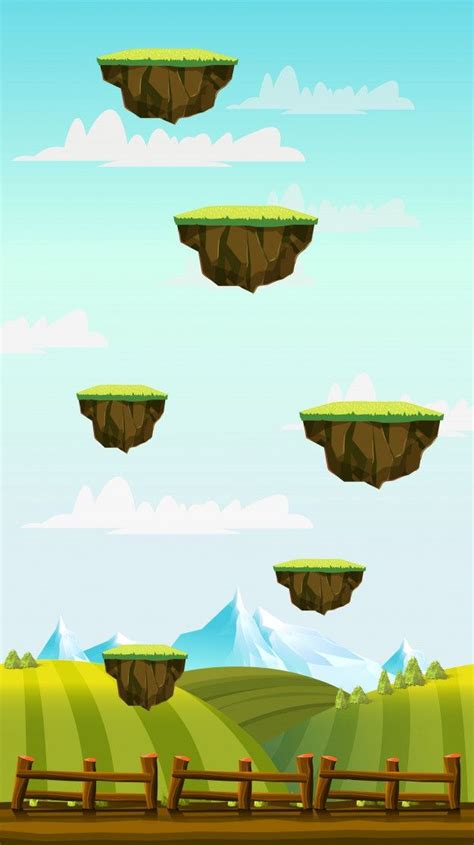 Premium Vector Vertical Game Background Game Background Art Game