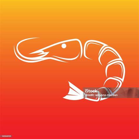 Desain Ikon Vektor Logo Udang Ilustrasi Stok Unduh Gambar Sekarang
