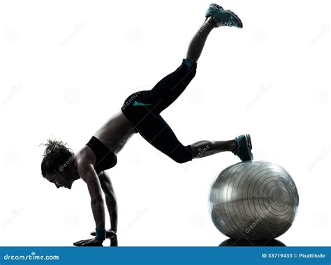 Swiss Ball Plank Exercise