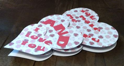 Triple Heart Easel Card The Crazy Cricut Lady