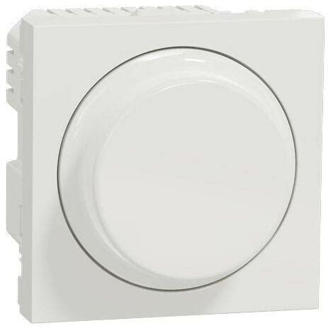 Wiser Unica Variateur Rotatif 2 Fils Zigbee Blanc Antimicrob
