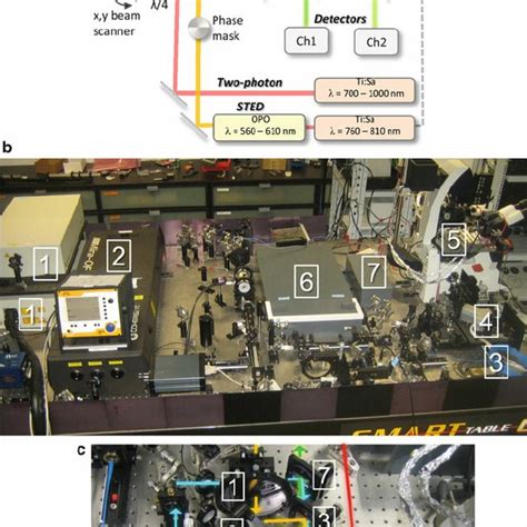Design Of A Homebuilt Sted Microscope A Schematic Of A Sted