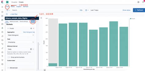 kibana 柱状 条形图 Bar 梯子教程网