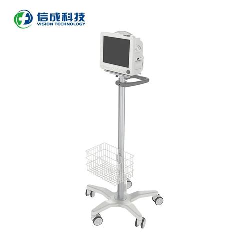 Medical Trolley Cart Rolling Stand For The Hospital Patient Monitor